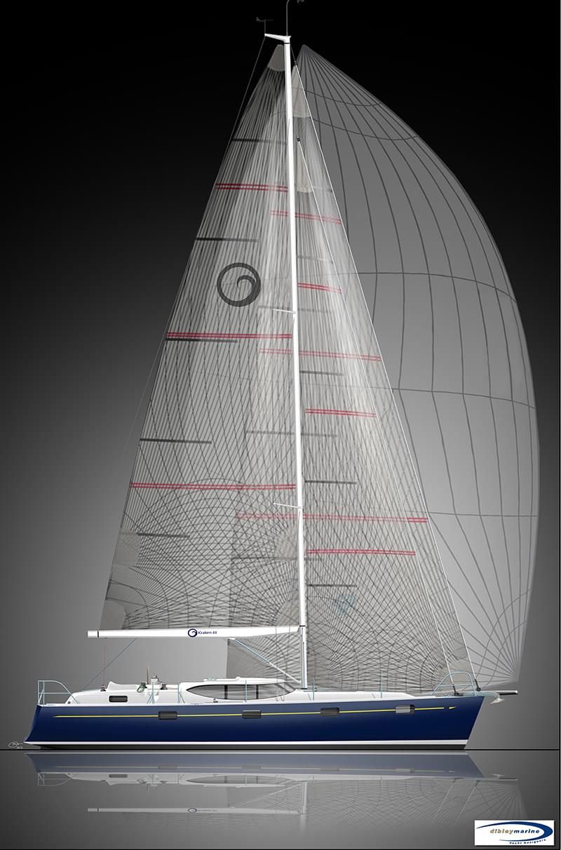 Kraken announces Dibley Designed K44 | News Blog, Dibley Yacht Design ...